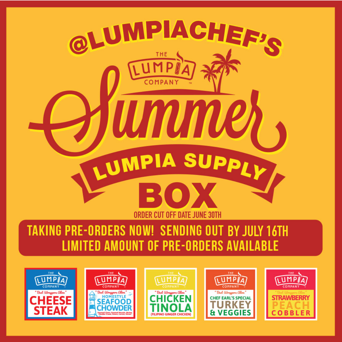 SUMMER LUMPIA VARIETY PACK. (TAKING PRE-ORDERS) – The Lumpia Company